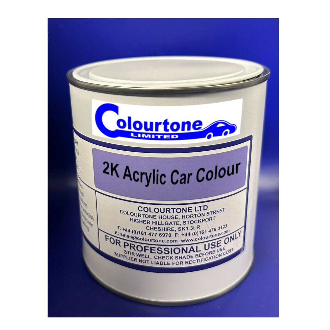 2k High Solids Direct Gloss Acrylic Car Colour 2:1 1Litre - Colourtone Ltd