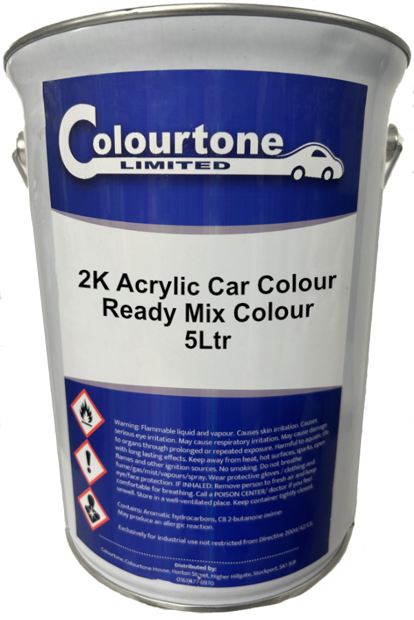 2K Jet Black Direct Gloss Acrylic 611 - Colourtone Ltd
