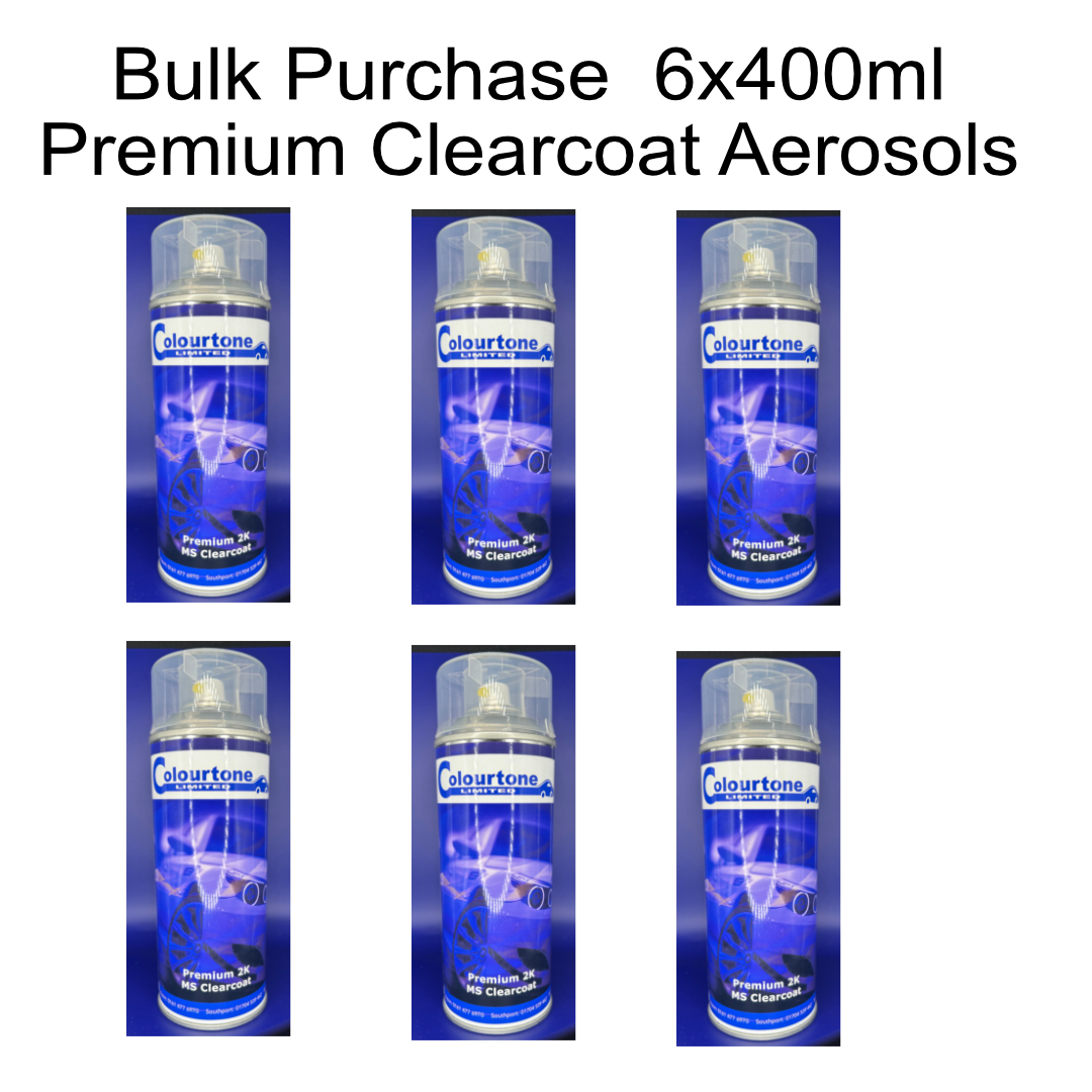 Bulk Purchase 6x400ml Premium Matt Clearcoat - Colourtone Ltd