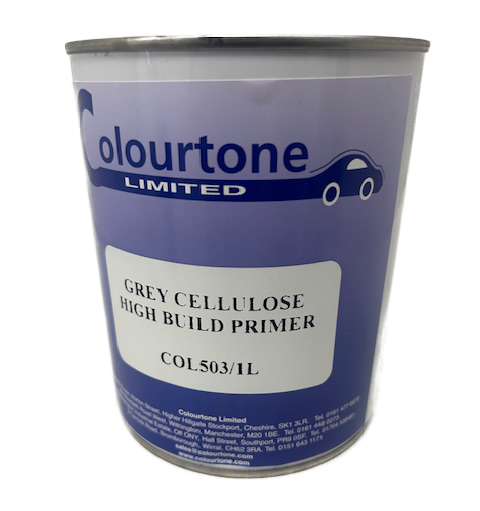 Cellulose High Build Grey Primer - Colourtone Ltd